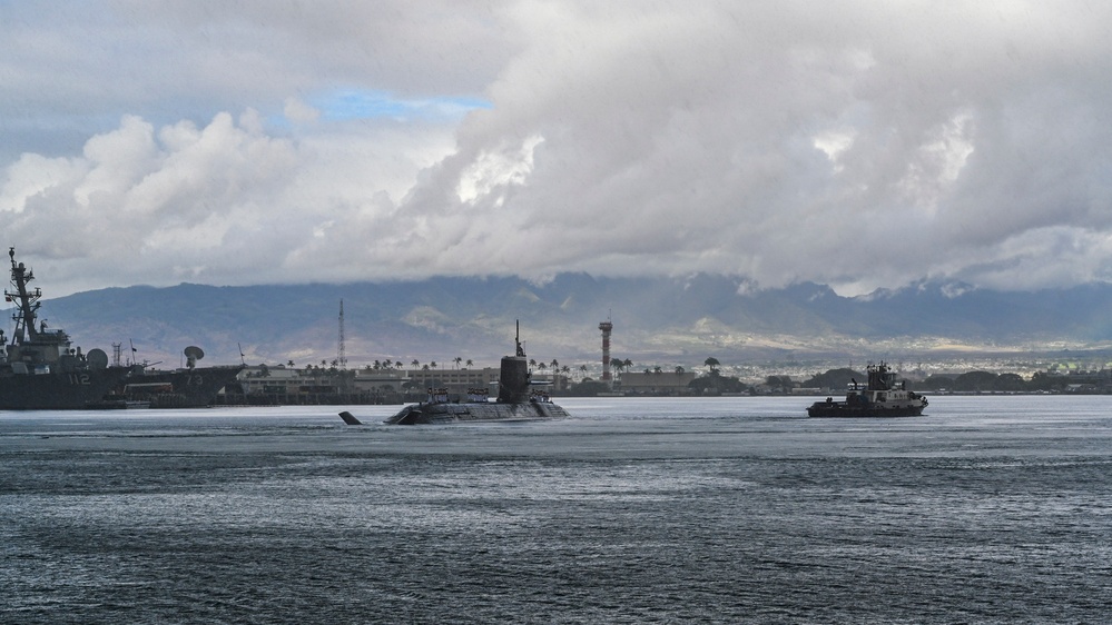 DVIDS - Images - JS Sekiryu (SS 508) departs Joint Base Pearl Harbor ...