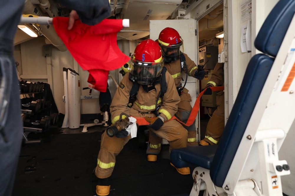 DVIDS - Images - Firefighting Drill Onboard Ramage