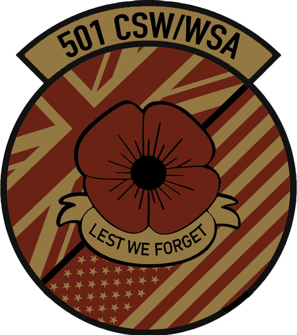 DVIDS - Images - 501st CSW Remembrance Day Patch [Image 2 of 2]