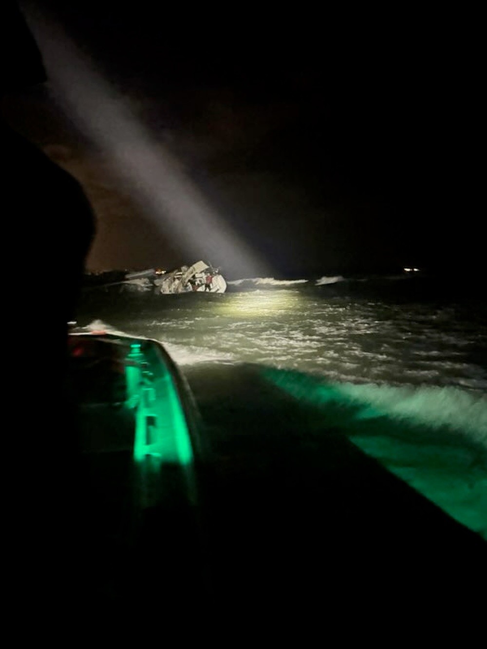 Dvids Images Coast Guard Rescues Man Aboard Vessel Taking On Water