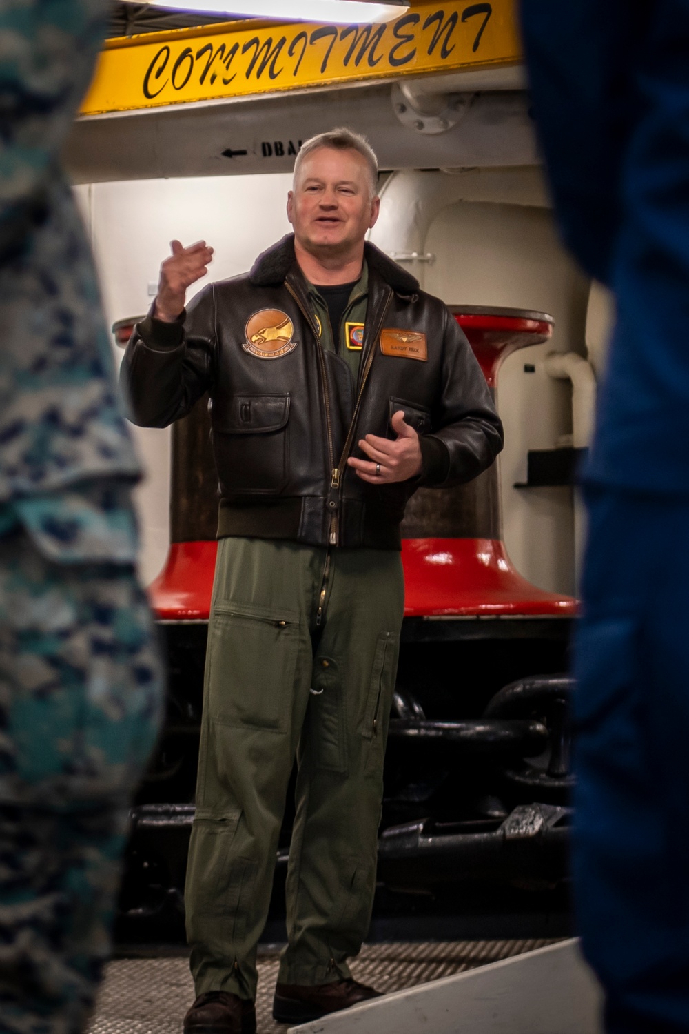 DVIDS - Images - Rear Adm. Peck Visits Boxer [Image 1 of 5]