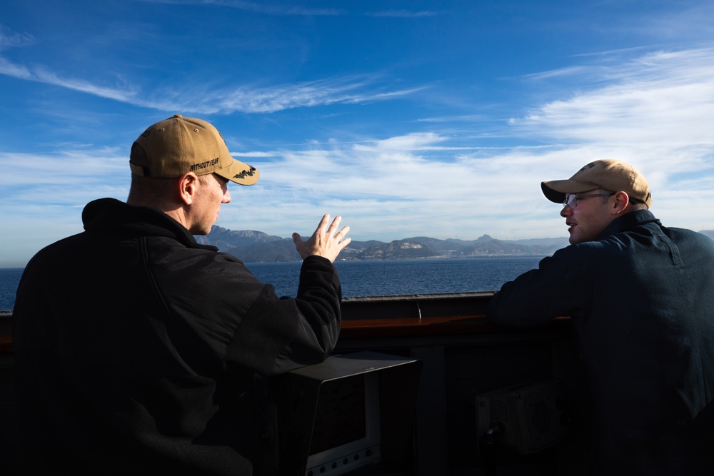 DVIDS - Images - Laboon transits the Strait of Gibraltar [Image 4 of 5]
