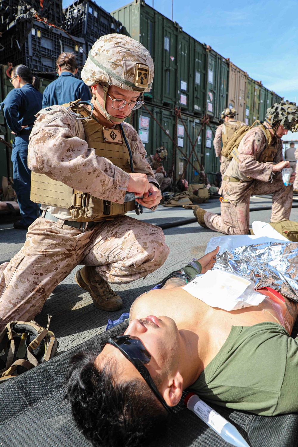 DVIDS - Images - USS Carter Hall (LSD 50) Conducts Mass Casualty Drill ...