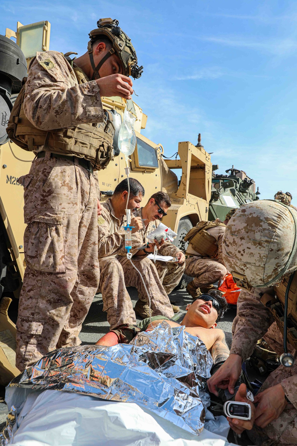 DVIDS - Images - USS Carter Hall (LSD 50) Conducts Mass Casualty Drill ...