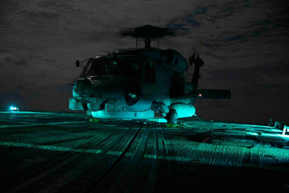 DVIDS - Images - USS William P. Lawrence Flight Operations [Image 2 of 2]