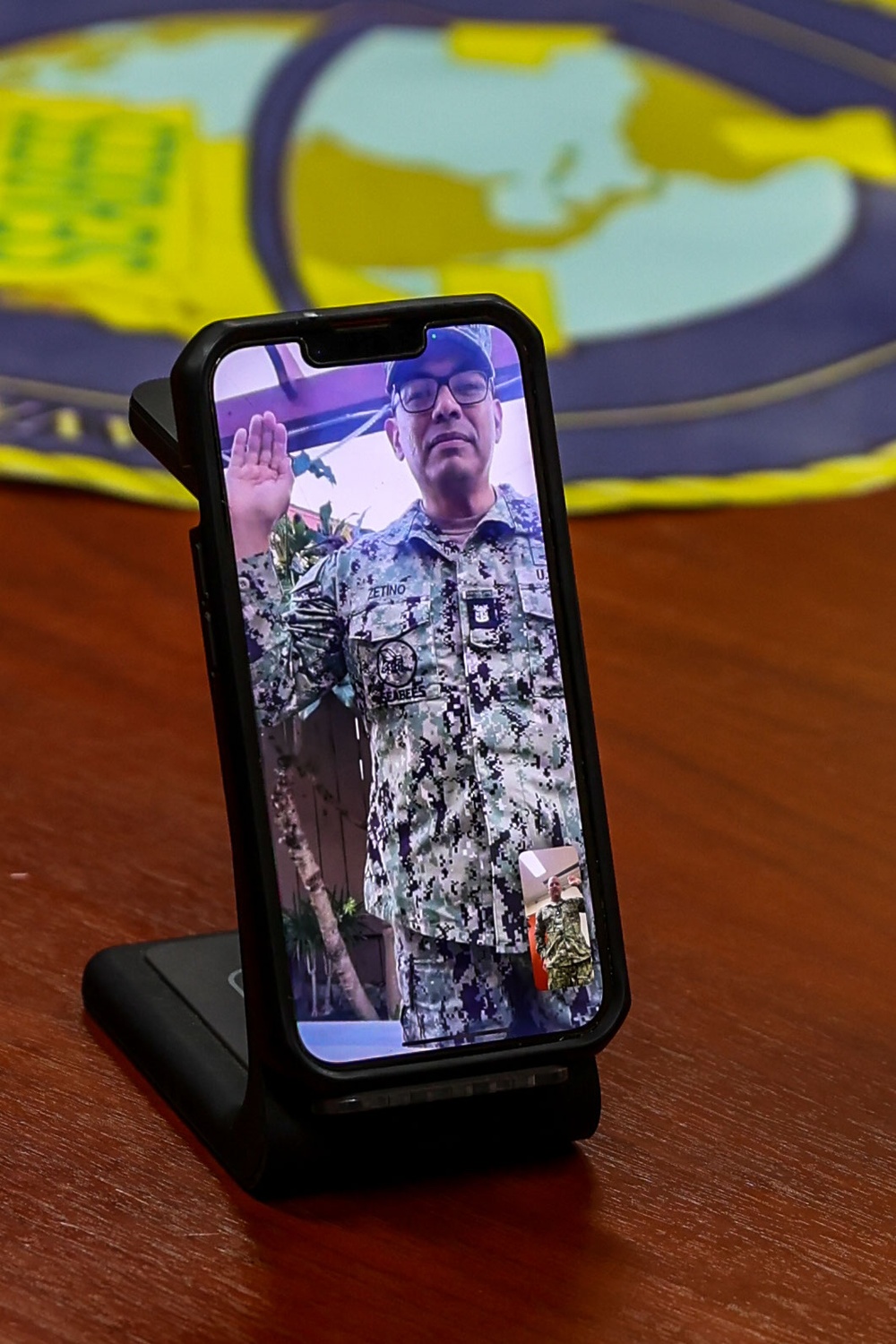 DVIDS - Images - Command Master Chief Zetino Reenlists (2 of 4) [Image ...