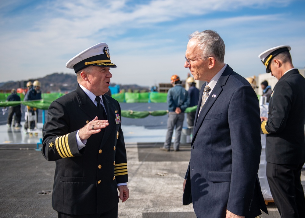Dvids Images Uss Ronald Reagan Cvn 76 Welcomes Assistant