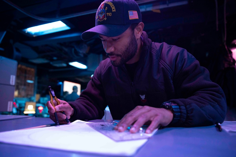 DVIDS - Images - USS William P. Lawrence Watchstanders [Image 1 of 4]