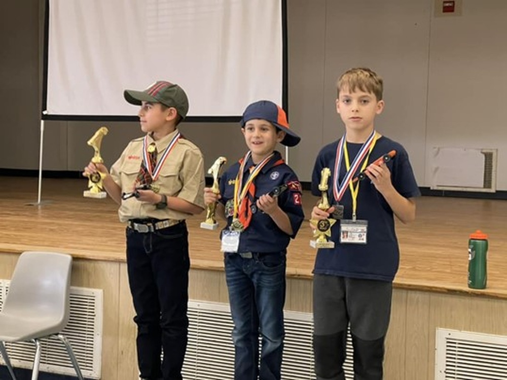 DVIDS - News - Cub Scouts race to the finish in Pinewood Derby