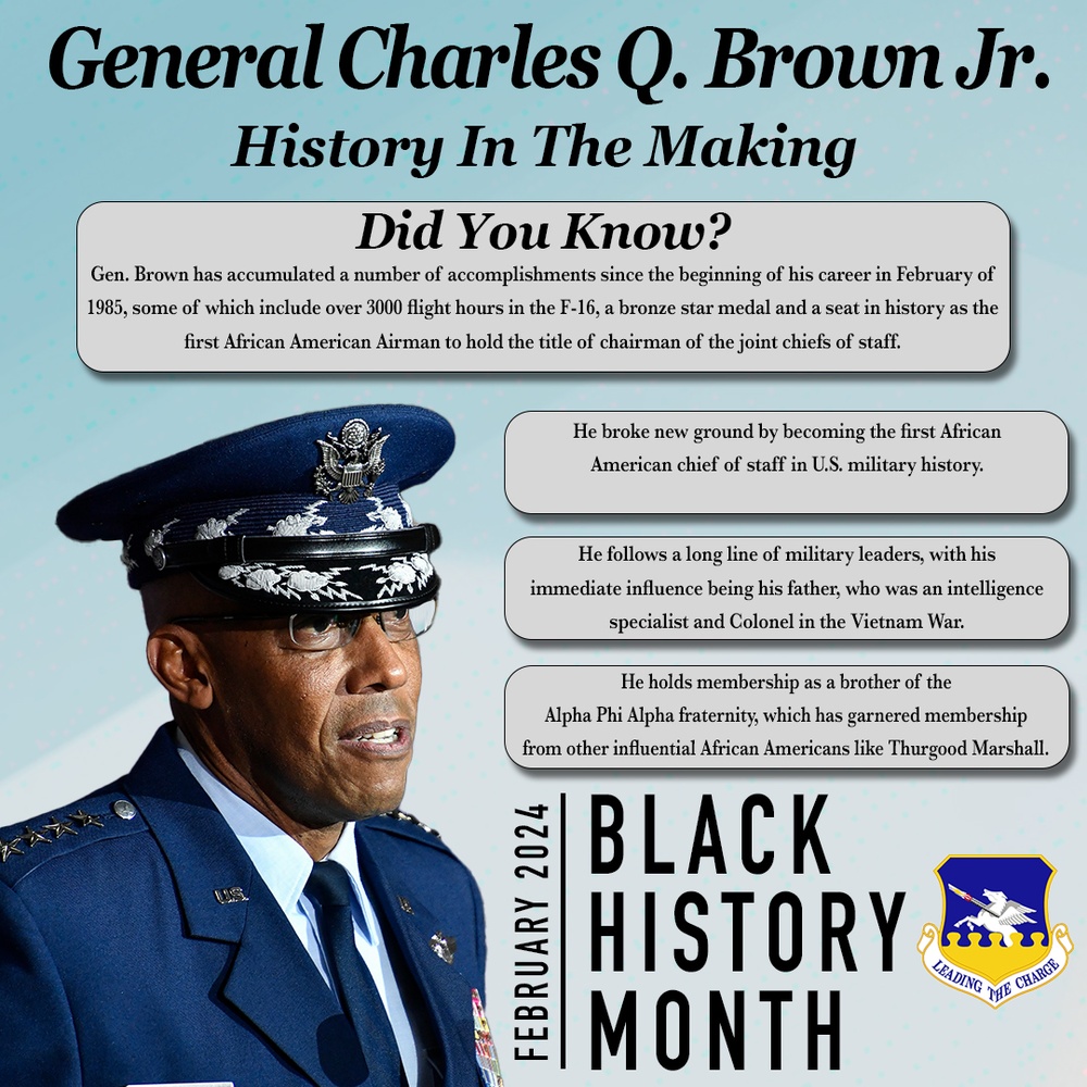 Dvids Images Black History Month Pioneers General Charles Q Brown Jr