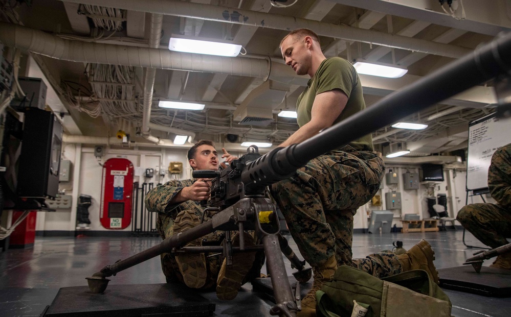 DVIDS - Images - Marines aboard the USS America conduct routine ...