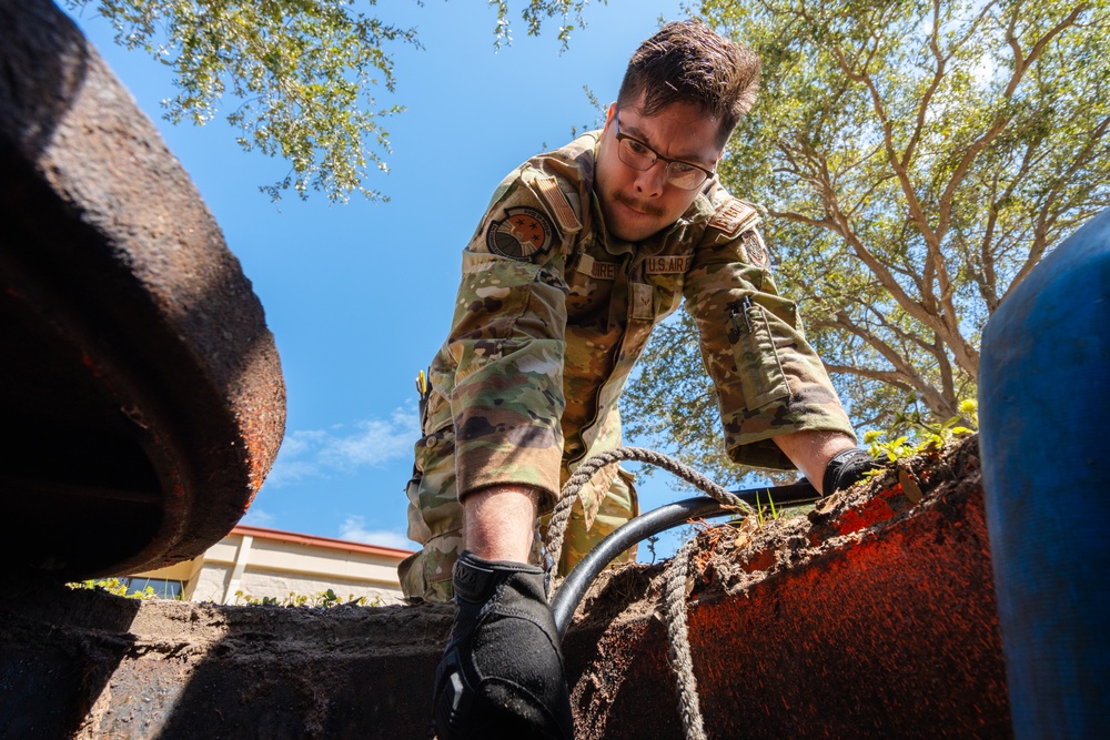 DVIDS - Images - 6th CS cable dawgs assist KC-46 renovation project at ...