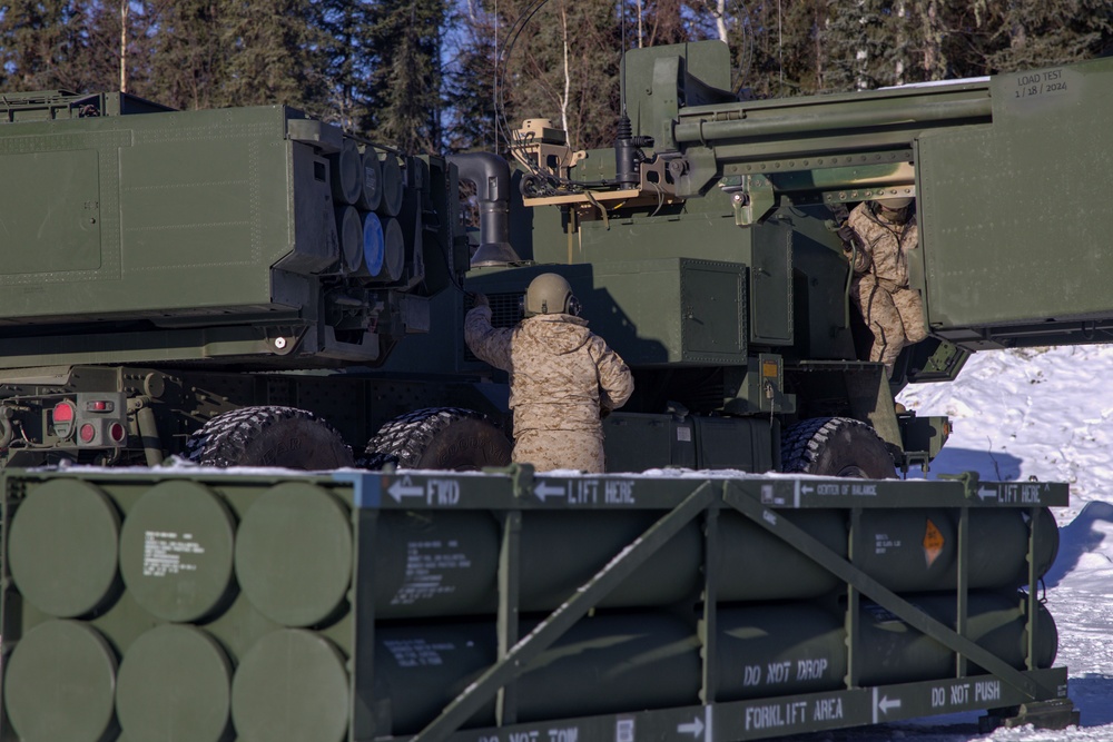 DVIDS - Images - ARCTIC EDGE 2024: Fox 2/14 Marines conduct HIMARS ...