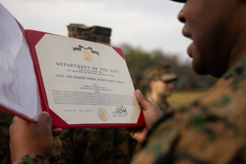 DVIDS - Images - Two Marines awarded for exceeding expectations and ...