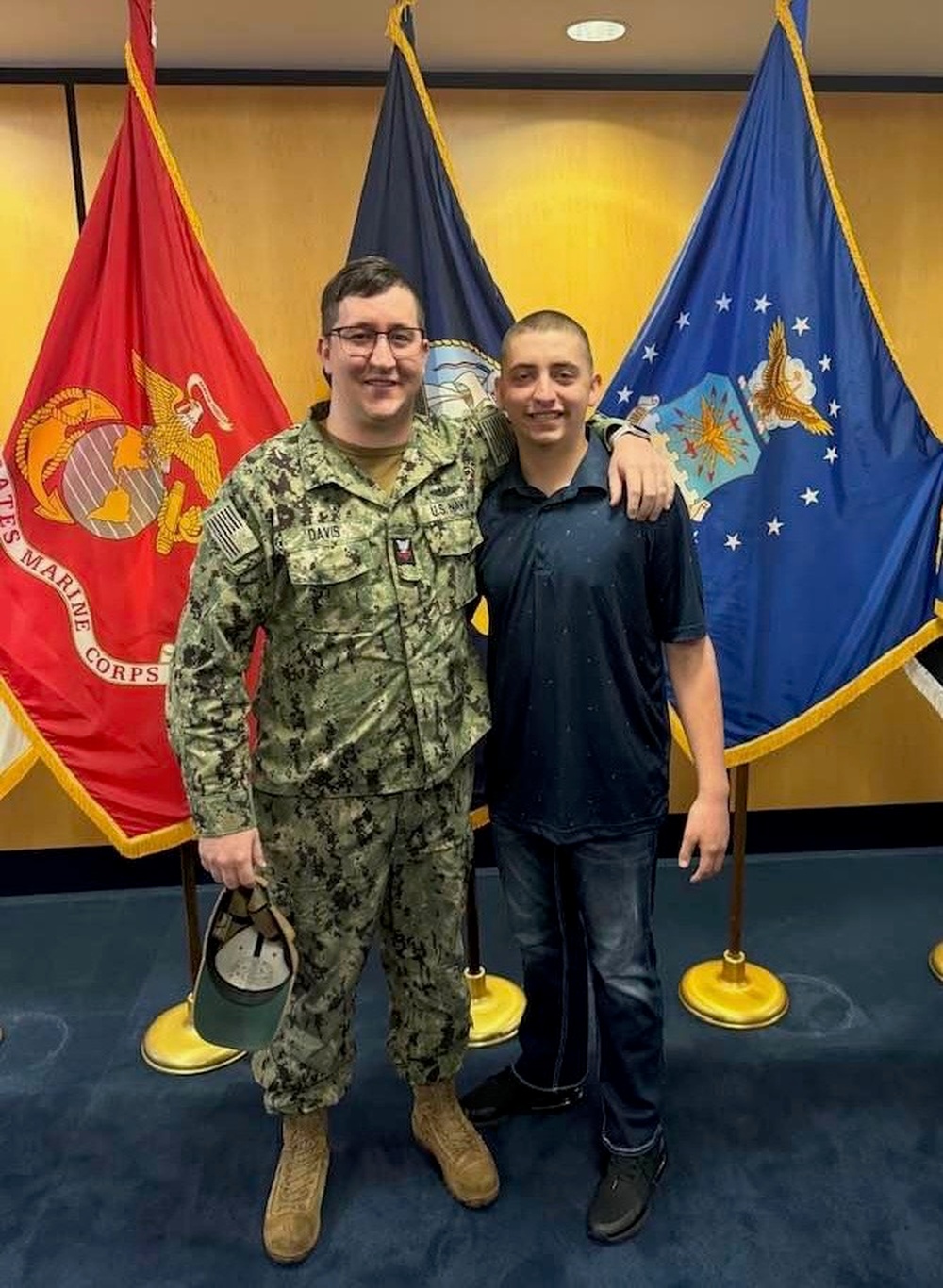 DVIDS - News - Navy Sailor Recruits Brother to the Fleet