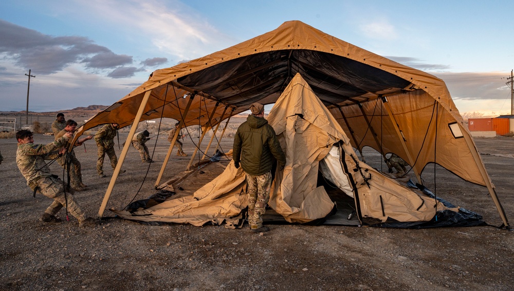 DVIDS - Images - SOMST Airmen set up a tent during EW24 [Image 10 of 12]
