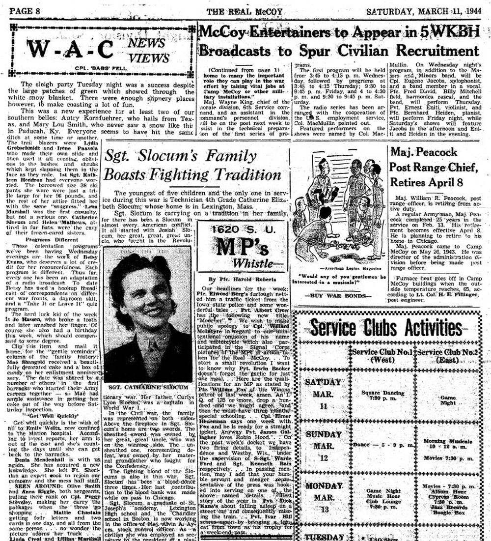 DVIDS - News - History, Heritage of Fort McCoy: The evolution of a ...