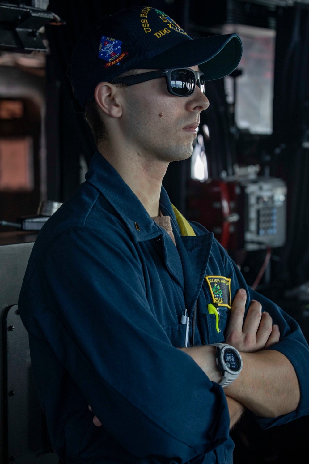 DVIDS - Images - USS Ralph Johnson Sailors Stand Bridge Watch [Image 6 ...