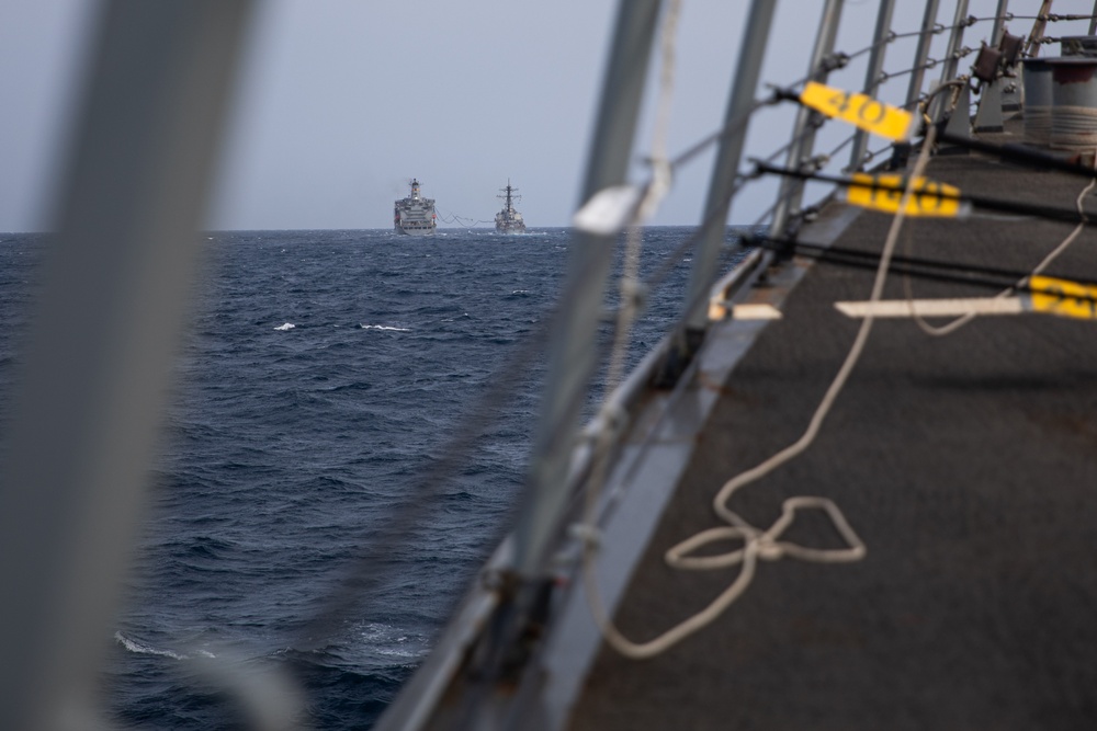 DVIDS - Images - USS Laboon (DDG 58) Conducts Replenishment-at-Sea with ...