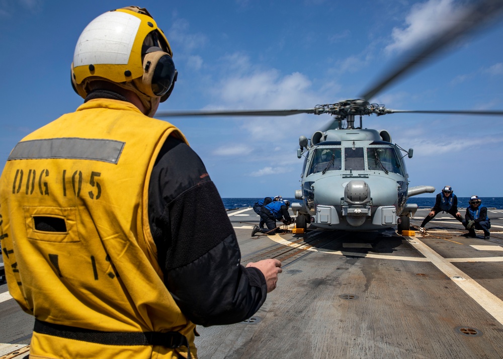DVIDS - Images - Sailors Conduct Flight Operations Aboard USS Dewey ...