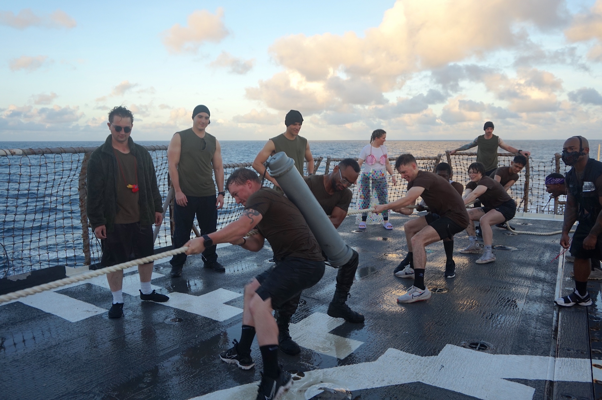 Shellback Ceremony Equator Crossing