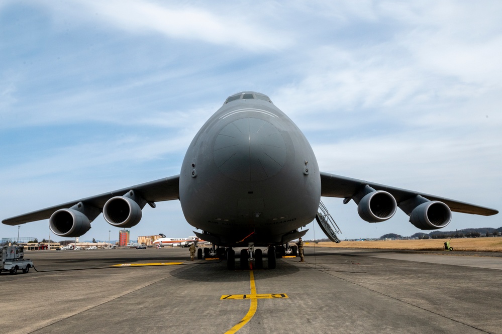 DVIDS - Images - Yokota maintainers, firefighters train on C-5M Super ...