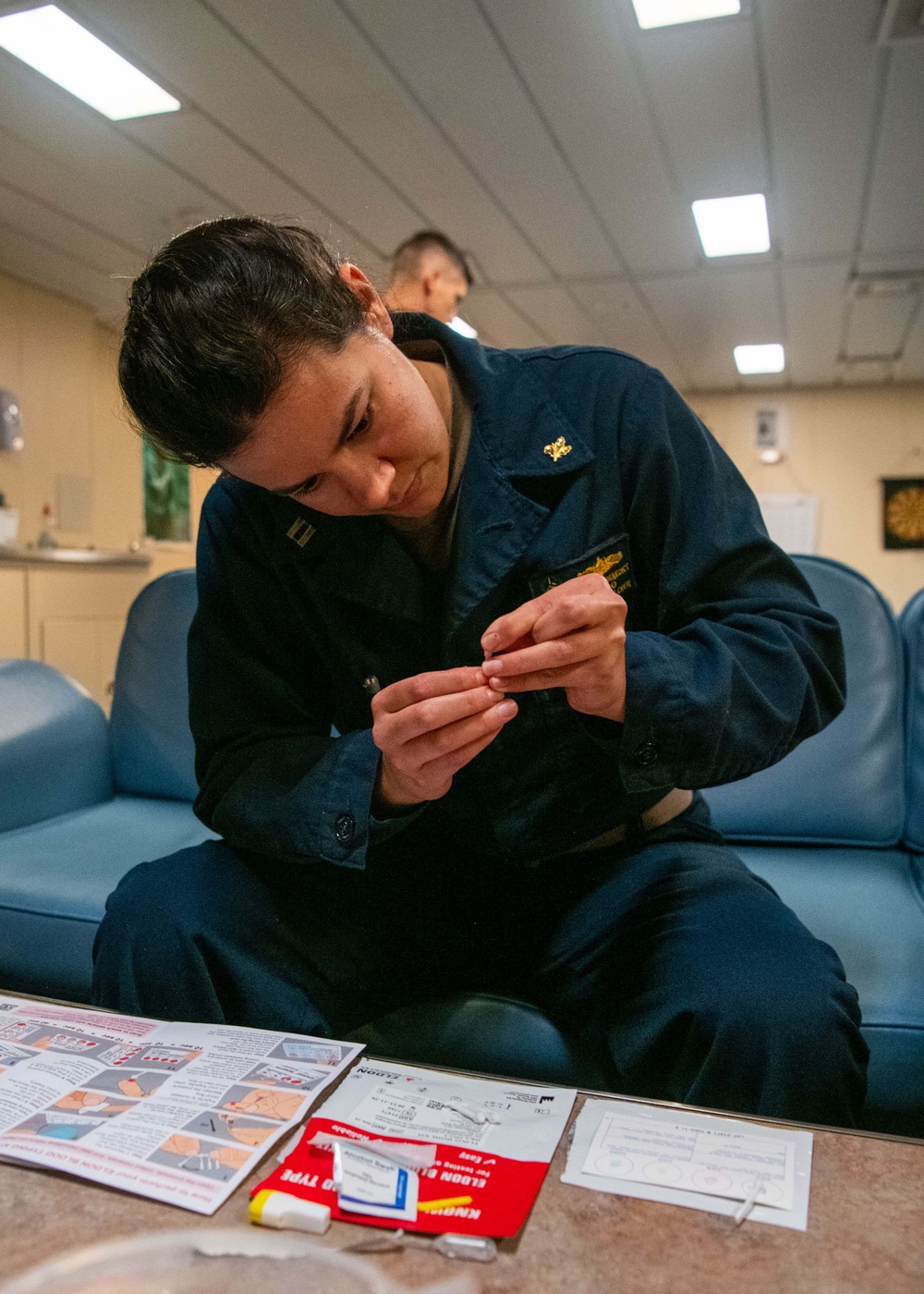 DVIDS - Images - Hershel "Woody" Williams Conducts Walking Blood Bank Drill