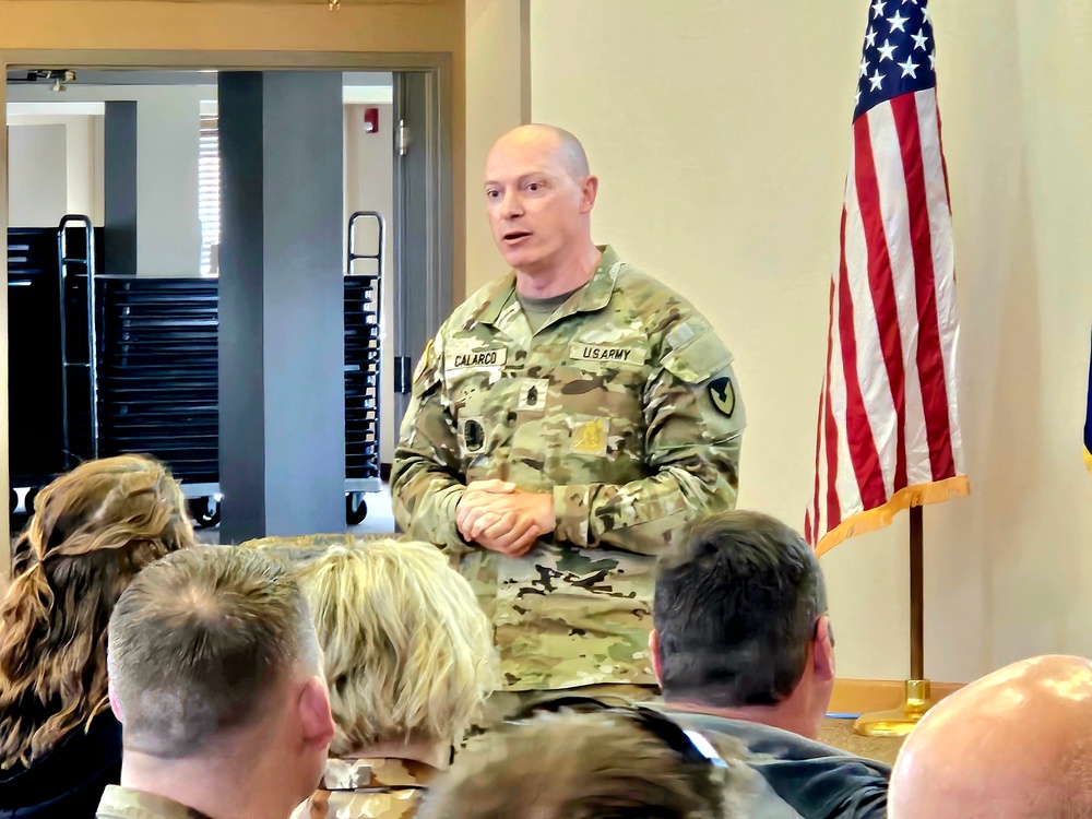 DVIDS - Images - Fort McCoy Garrison leadership holds second town hall meeting for workforce ...