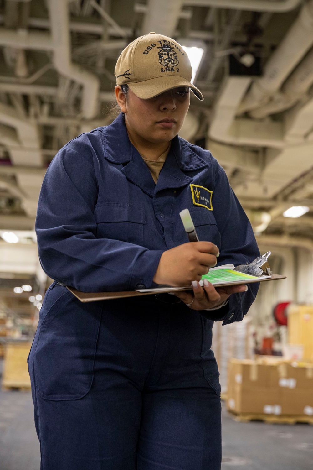 DVIDS - Images - Safety checks onboard USS Tripoli [Image 3 of 5]