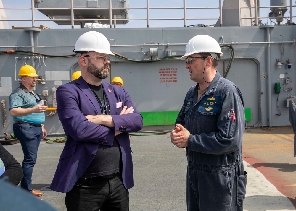 DVIDS - Images - Dr. Rondeau Tours Makin Island [Image 2 of 2]