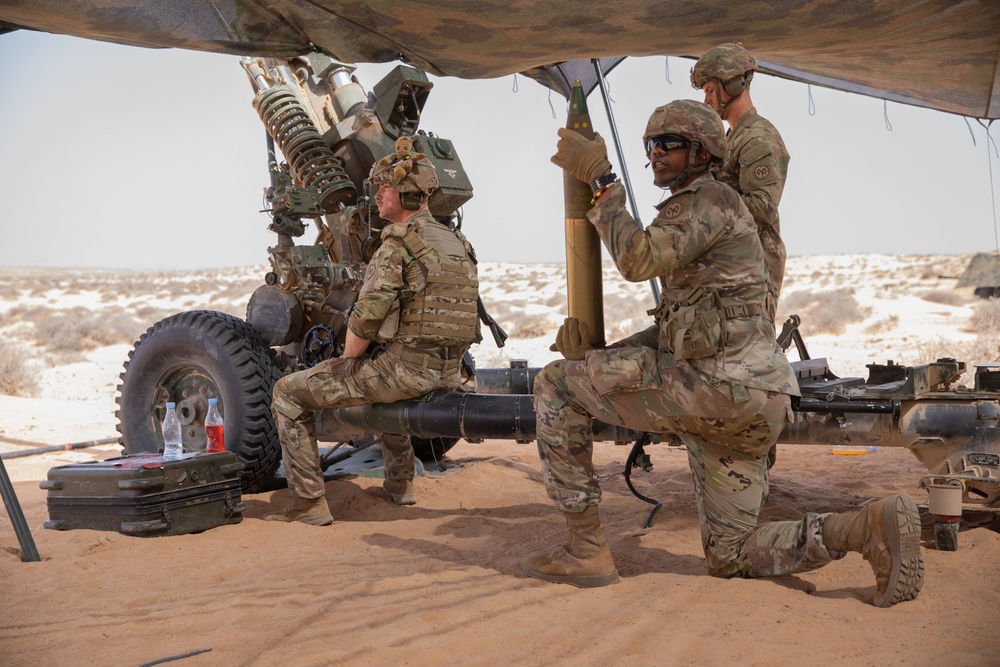 DVIDS - Images - 1-258th Field Artillery conduct field artillery ...