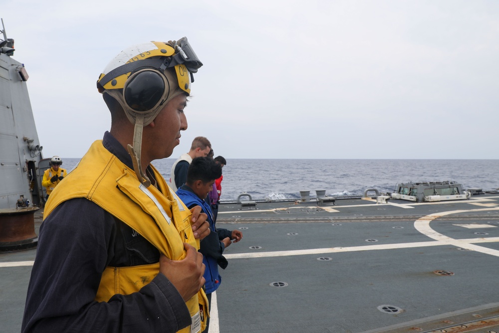 DVIDS - Images - Sailors aboard the USS Howard conduct flight quarters ...