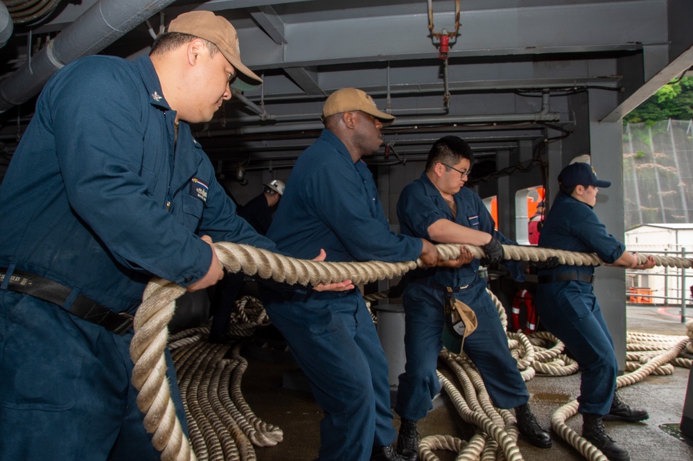 DVIDS - Images - USS Ronald Reagan (CVN 76) departs Commander Fleet ...