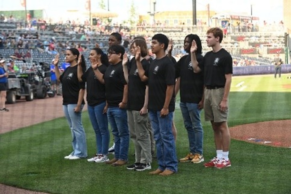 DVIDS - News - Huntsville Center’s commander throws first pitch at ...