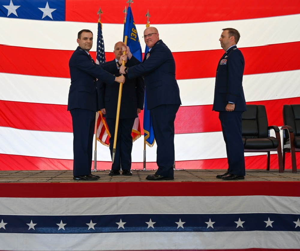DVIDS - Images - 136th Operations Group Changes Command [Image 2 of 3]