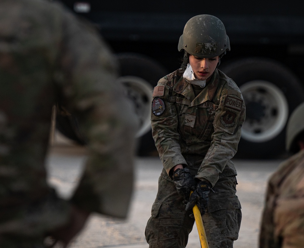 DVIDS - Images - Exercise: Aw-R-Go, Rapid Airfield Damage Recovery Training