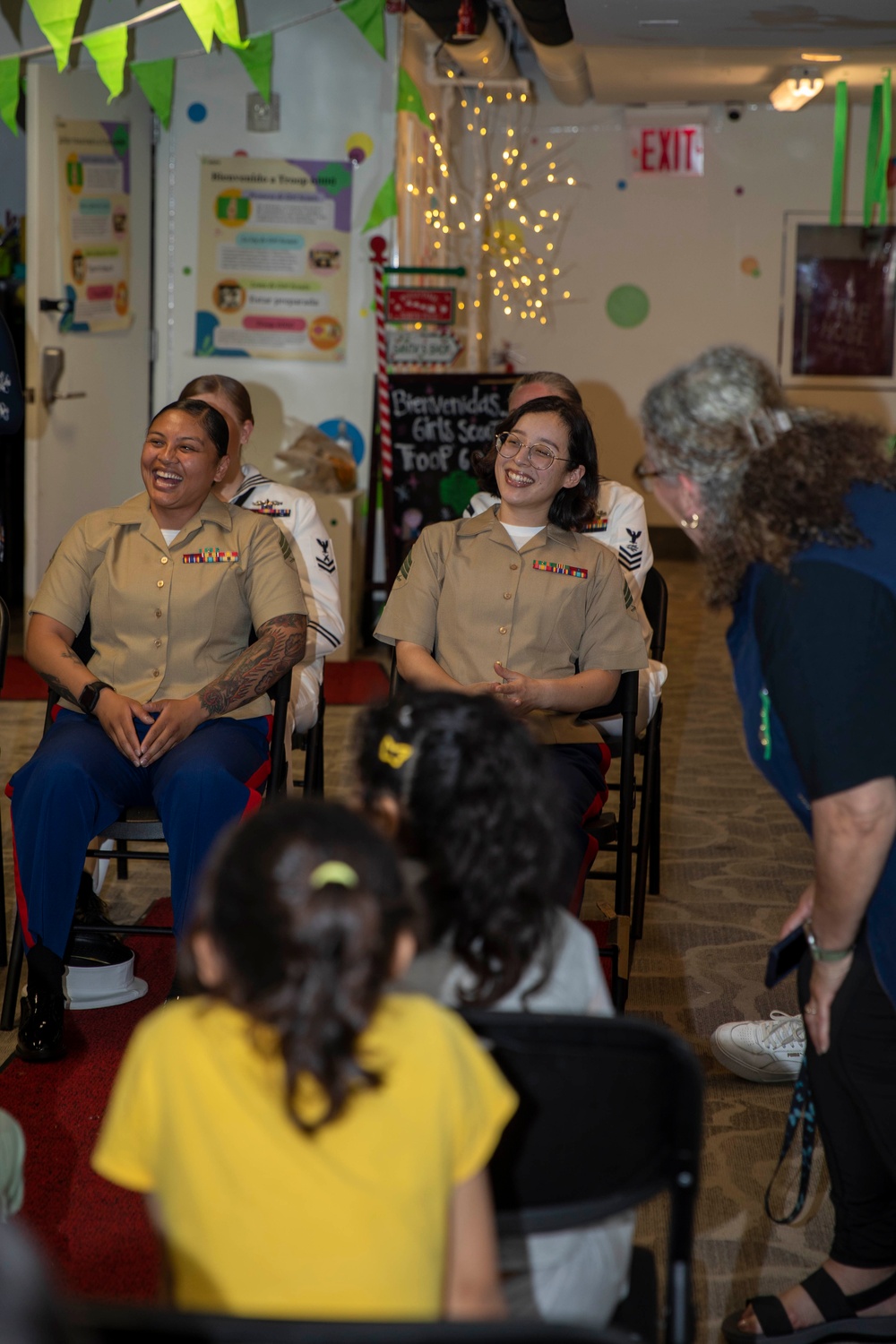 DVIDS - Images - Sailors and Marines Visit Girl Scouts Troop 6000 ...