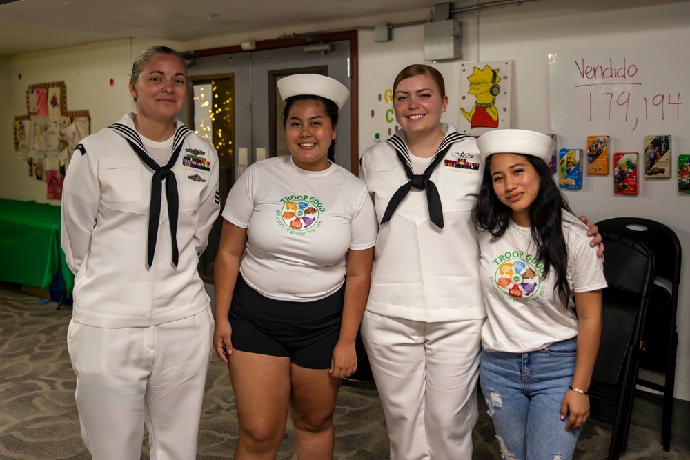 DVIDS - Images - Sailors and Marines Visit Girl Scouts Troop 6000 ...