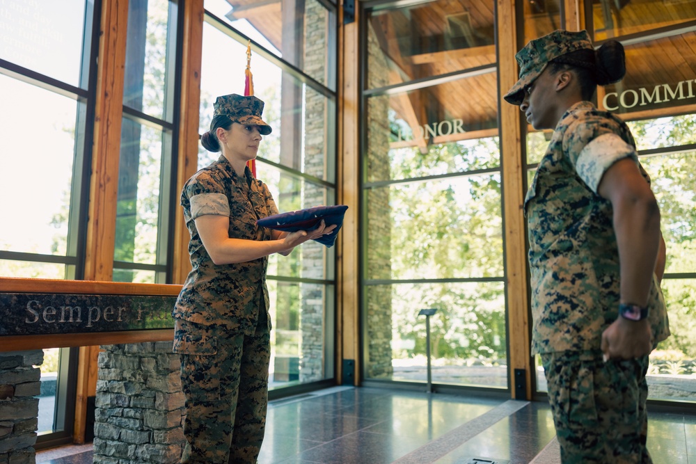 DVIDS - Images - U.S. Marine Corps Master Sgt. Amanda Sagebiel retires ...