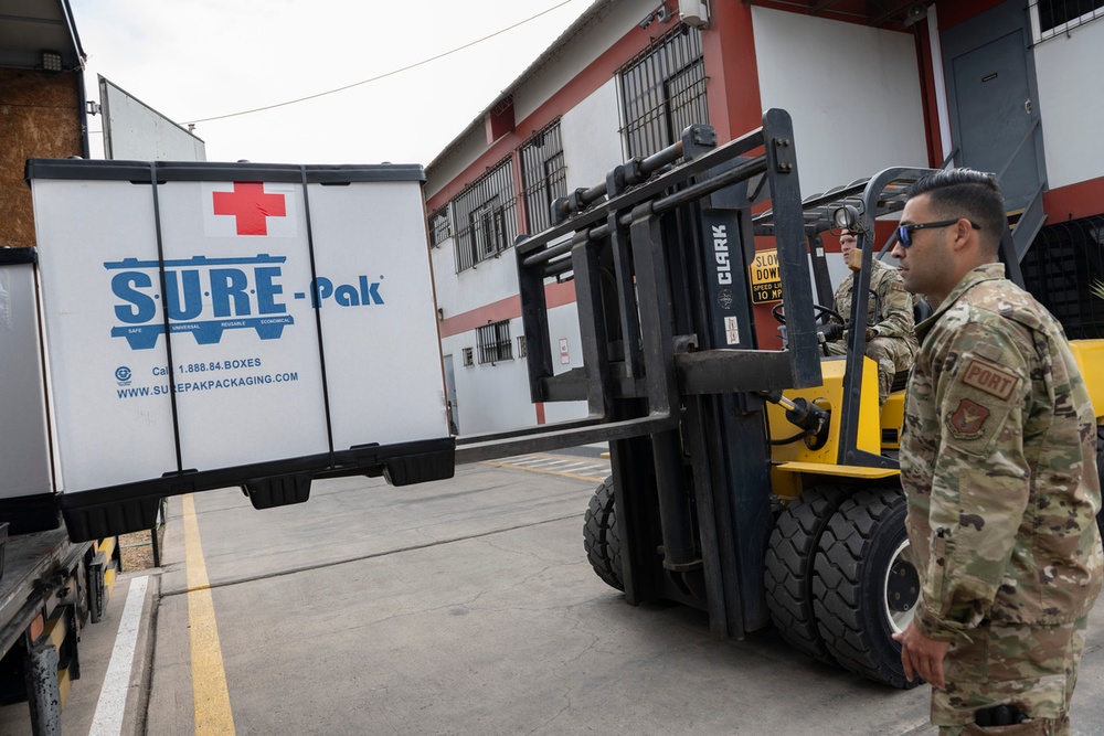 DVIDS - Images - Medical cargo arrives, Airmen distribute during RS24 ...