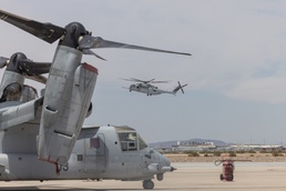 The CH-53K King Stallion arrives at MCAS Yuma
