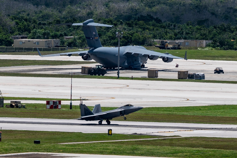 DVIDS - Images - F-22s arrive in Guam for Valiant Shield 24 [Image 3 of 7]