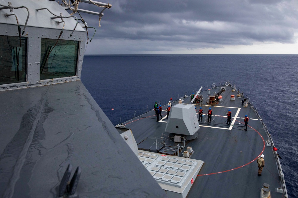 DVIDS - Images - USS Ralph Johnson Conducts Replenishment at Sea with ...