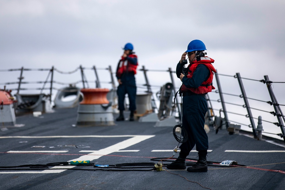 DVIDS - Images - USS Ralph Johnson Conducts Replenishment at Sea with ...