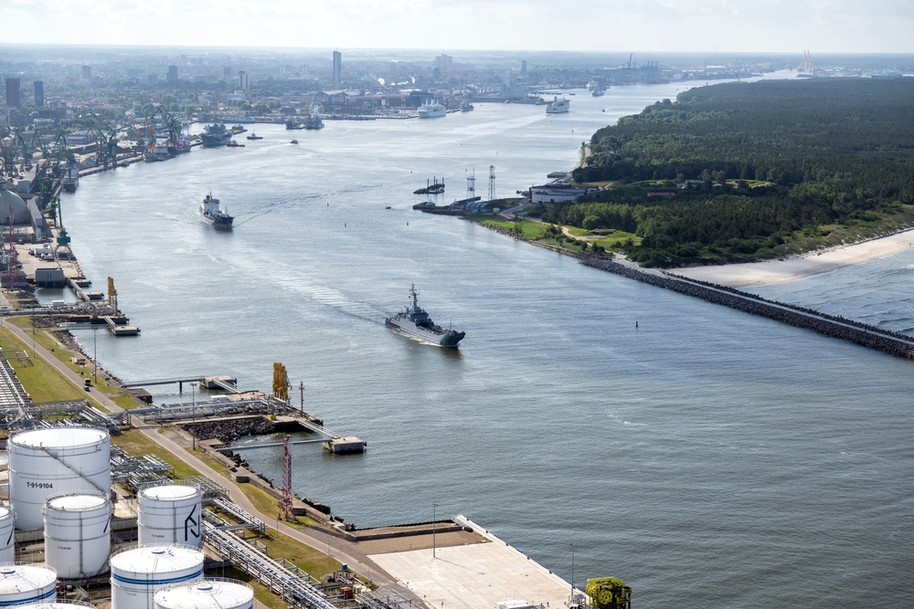 DVIDS - Images - BALTOPS 24 Ships Depart Klaipeda
