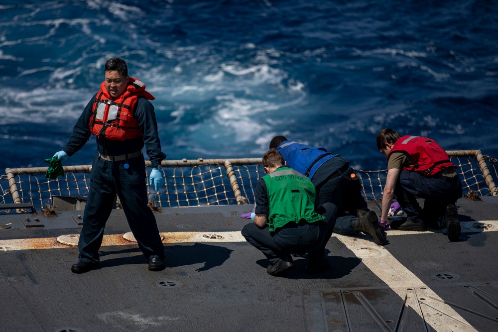 DVIDS - Images - USS Ralph Johnson Conducts Fresh Water Washdown [Image ...