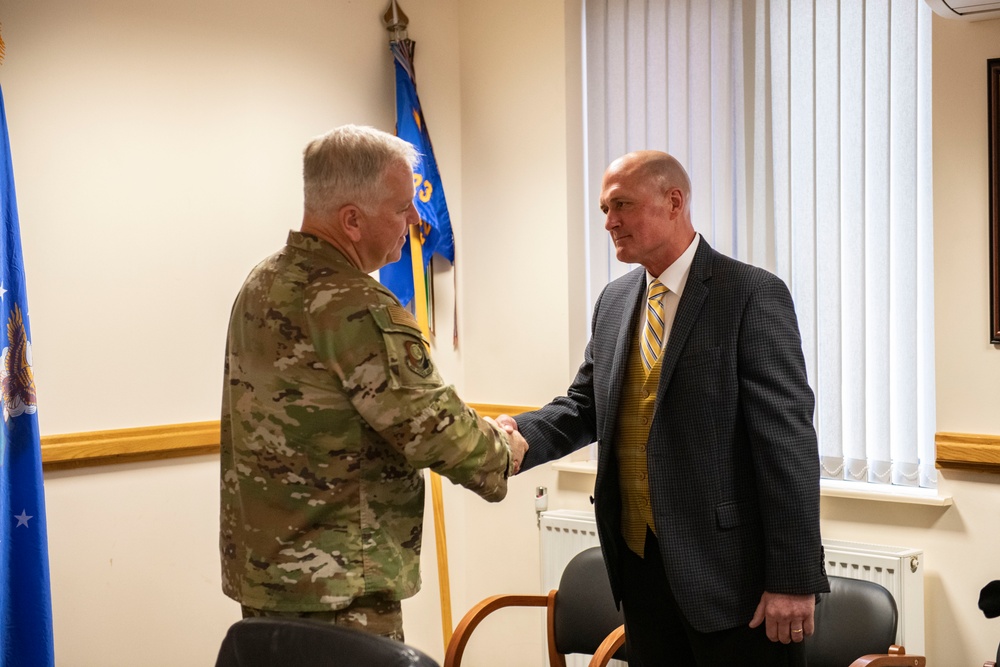 DVIDS - Images - 501st Combat Support Wing hosts AFIMSC command team ...