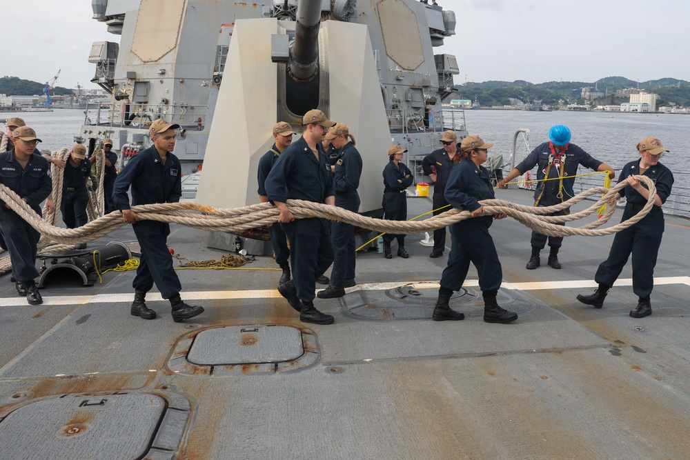 DVIDS - Images - Sailors aboard the USS Howard conduct a sea and anchor ...