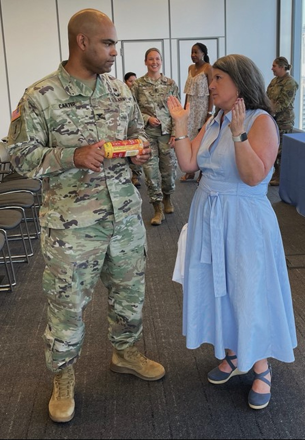 DVIDS - Images - Gold Star Family Pins Rank on National Guard Colonel ...