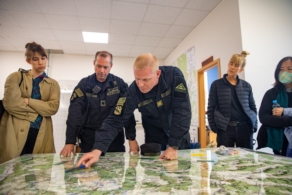 DVIDS - Images - Hollywood Screenwriters visit JMRC during Combined Resolve 24-2 [Image 2 of 4]